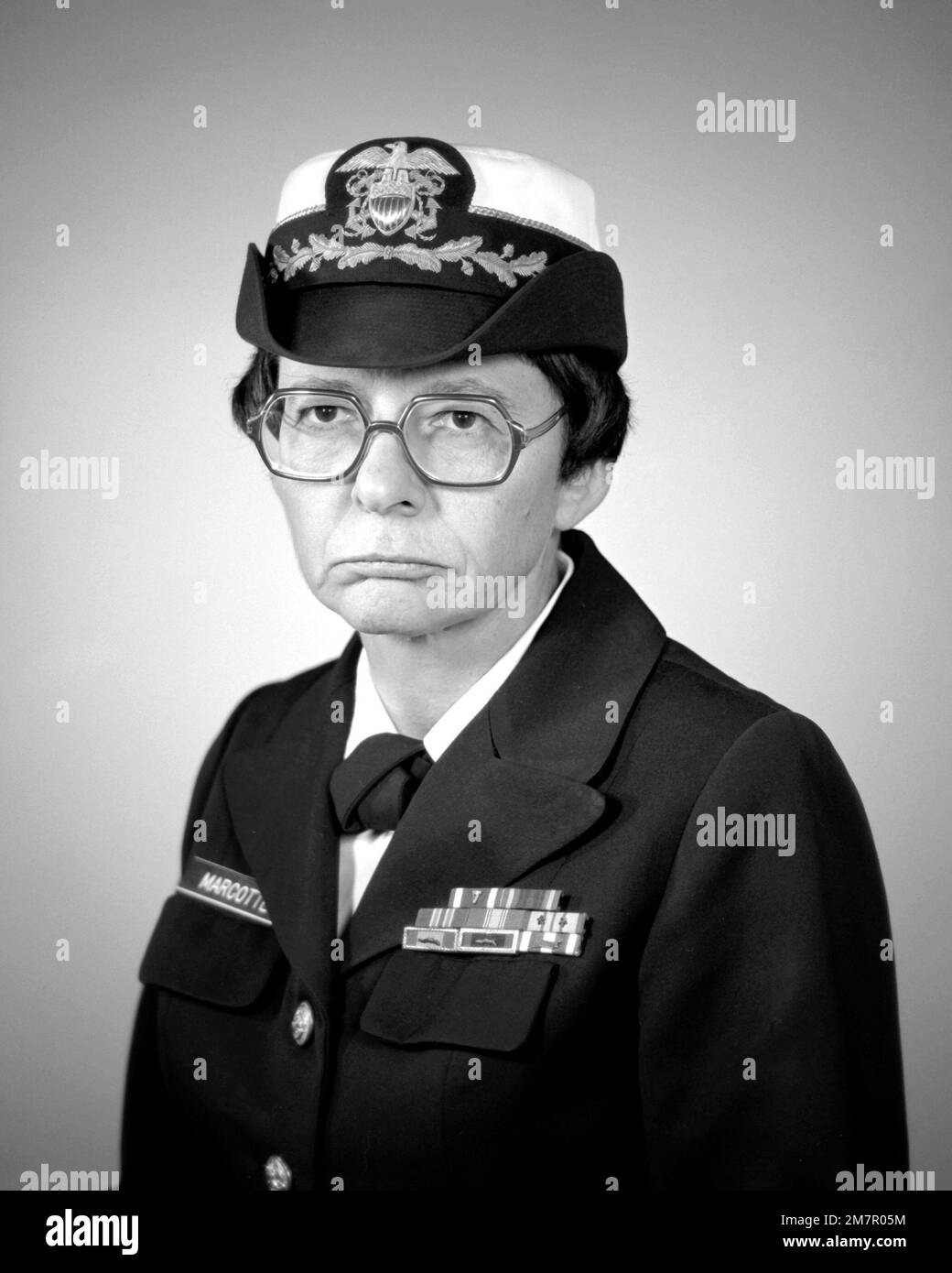 CDR Natalie M. G. Marcotte, USN (covered). Country: Unknown Stock Photo ...