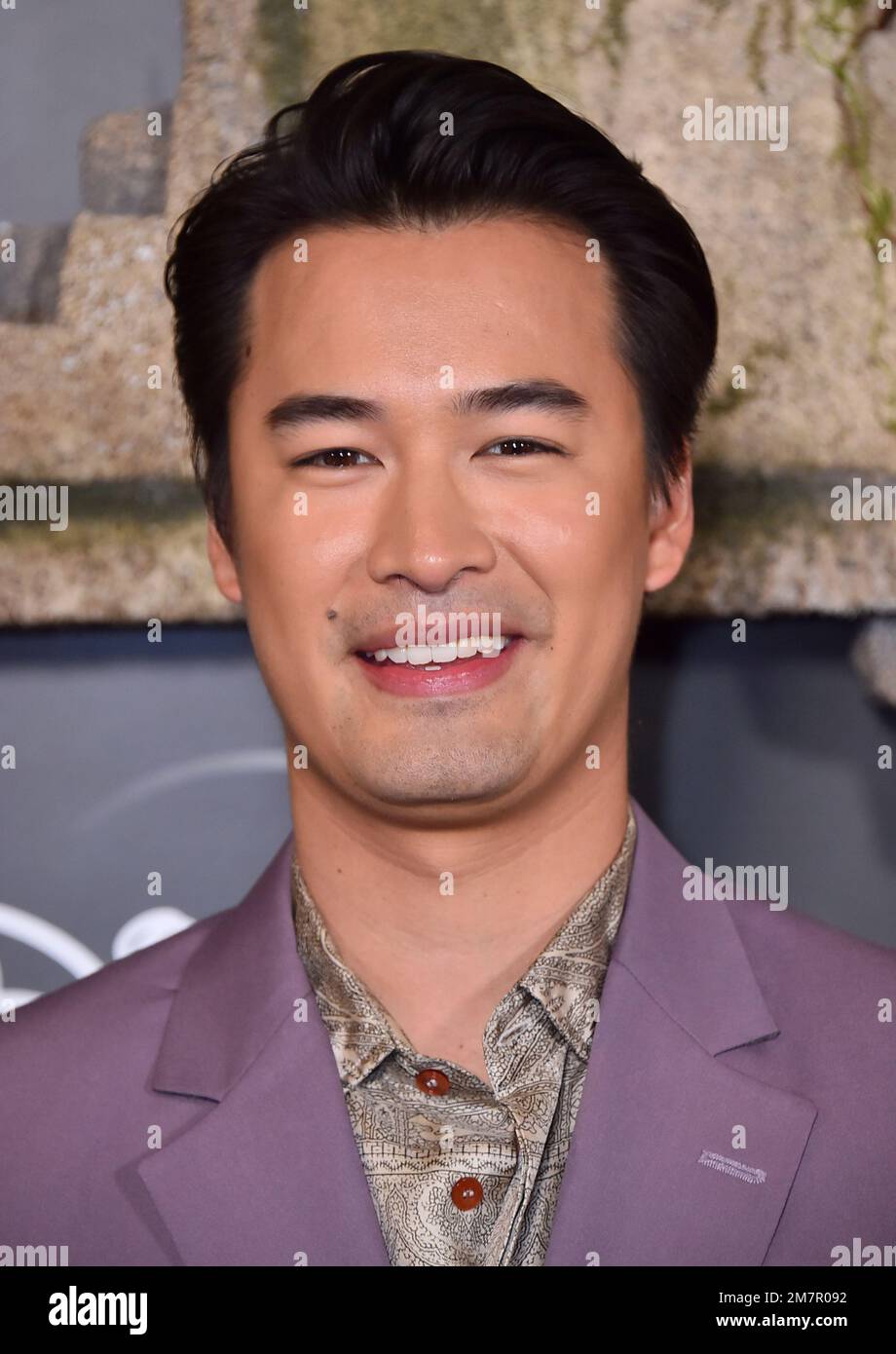Jordan Rodrigues arrives at a red carpet event for "National Treasure ...