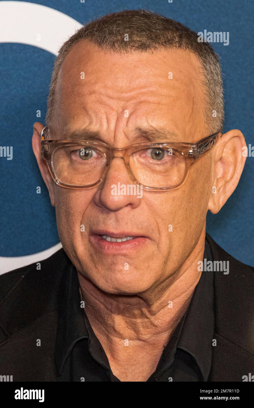 Tom Hanks poses during a photocall for "A Man Called Otto" on Monday ...