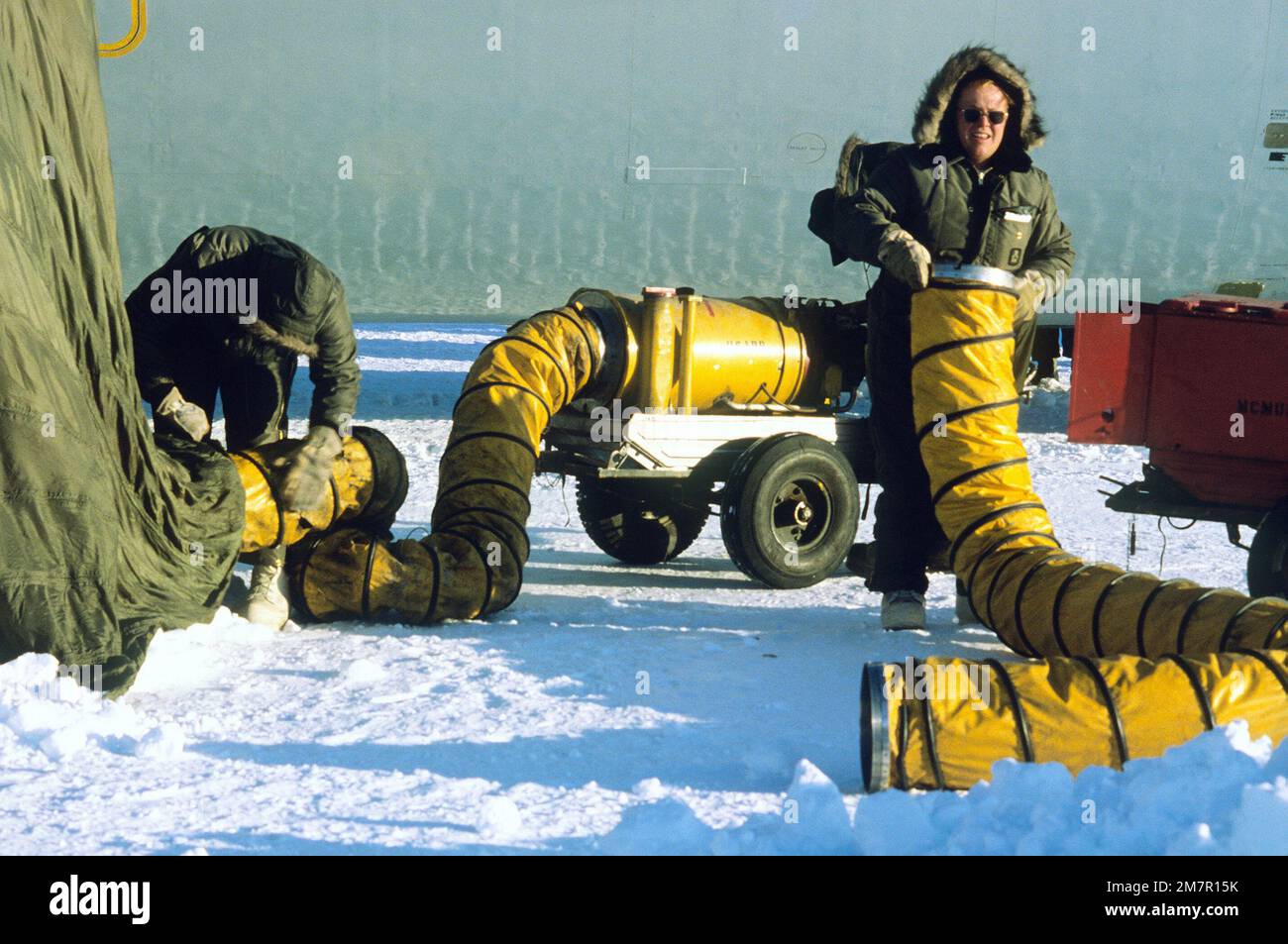 Members of the 619th Military Airlift Support Squadron (MASS), working ...