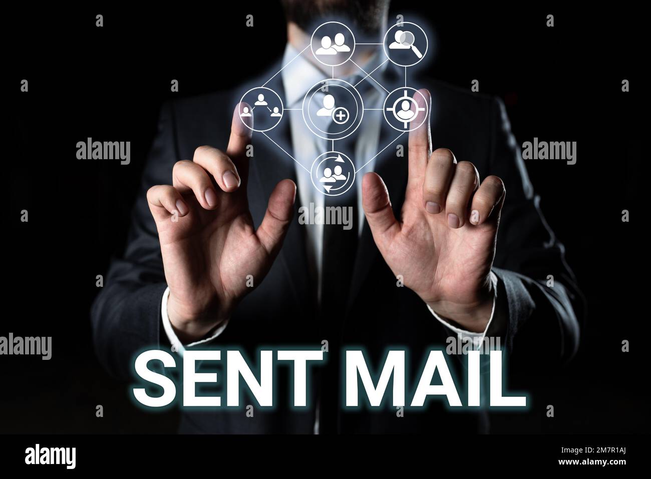 Text showing inspiration Sent Mail. Business approach Event where a ...