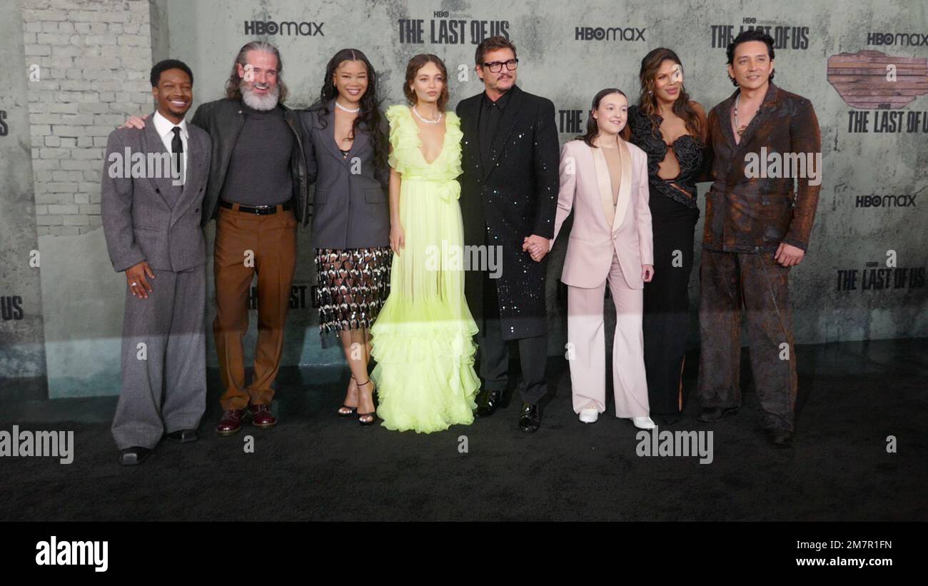 Los Angeles, California, USA 9th January 2023 (L-R) Actor Lamar Johnson, Actor Jeffrey Pierce ...