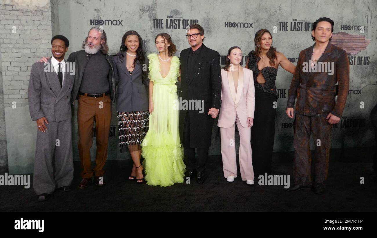 Los Angeles, California, USA 9th January 2023 (L-R) Actor Lamar Johnson, Actor Jeffrey Pierce ...