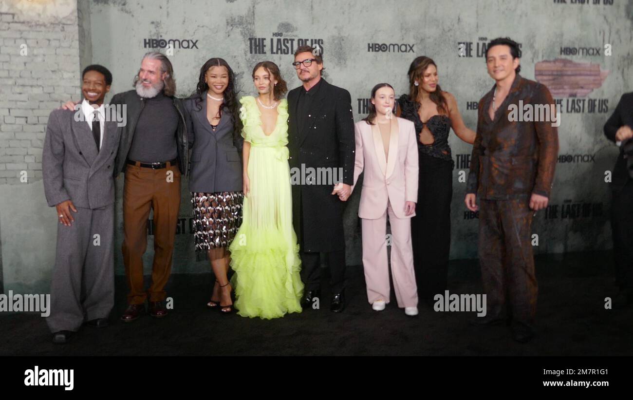 Los Angeles, California, USA 9th January 2023 (L-R) Actor Lamar Johnson, Actor Jeffrey Pierce ...