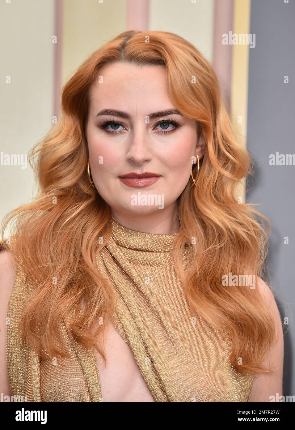 Amelia Dimoldenberg arrives at the 80th annual Golden Globe Awards at ...