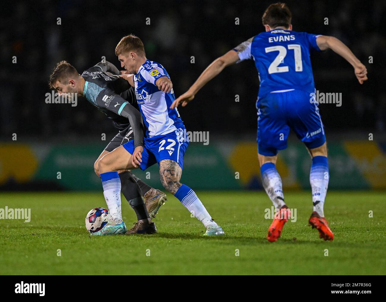 Plymouth Argyle midfielder Matt Butcher (7) shields the ball during the ...