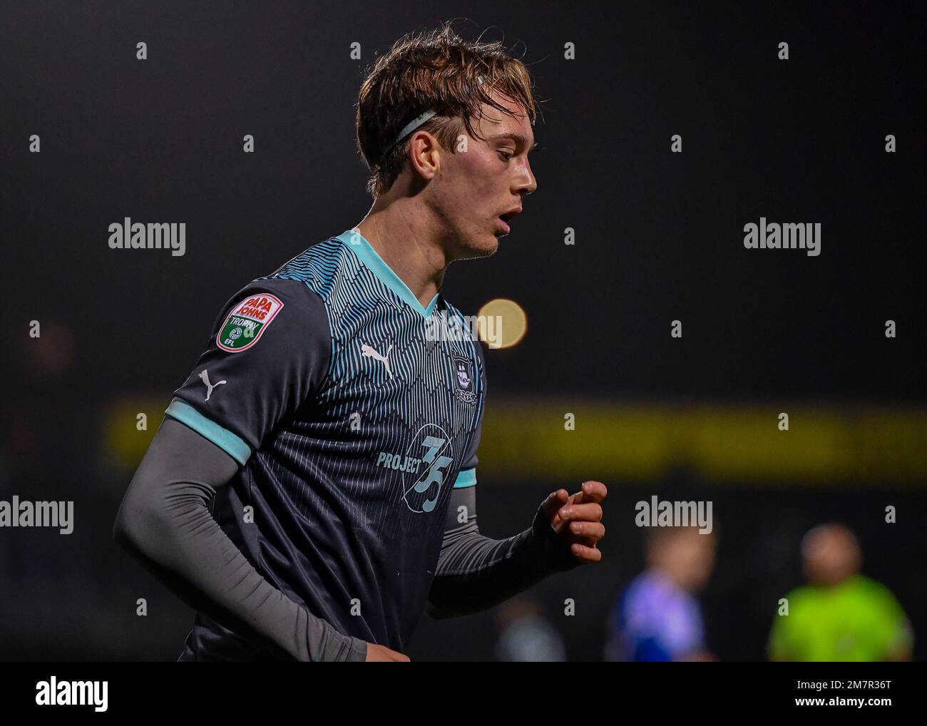 Plymouth Argyle midfielder Callum Wright (26) during the Papa John's ...