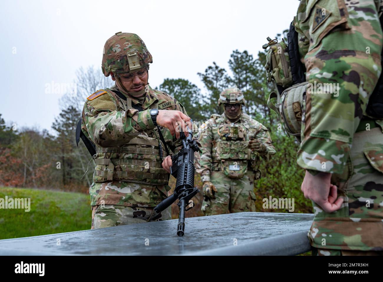 U.S. Army Spc. Alejandro Garcia, a signal support systems specialist ...