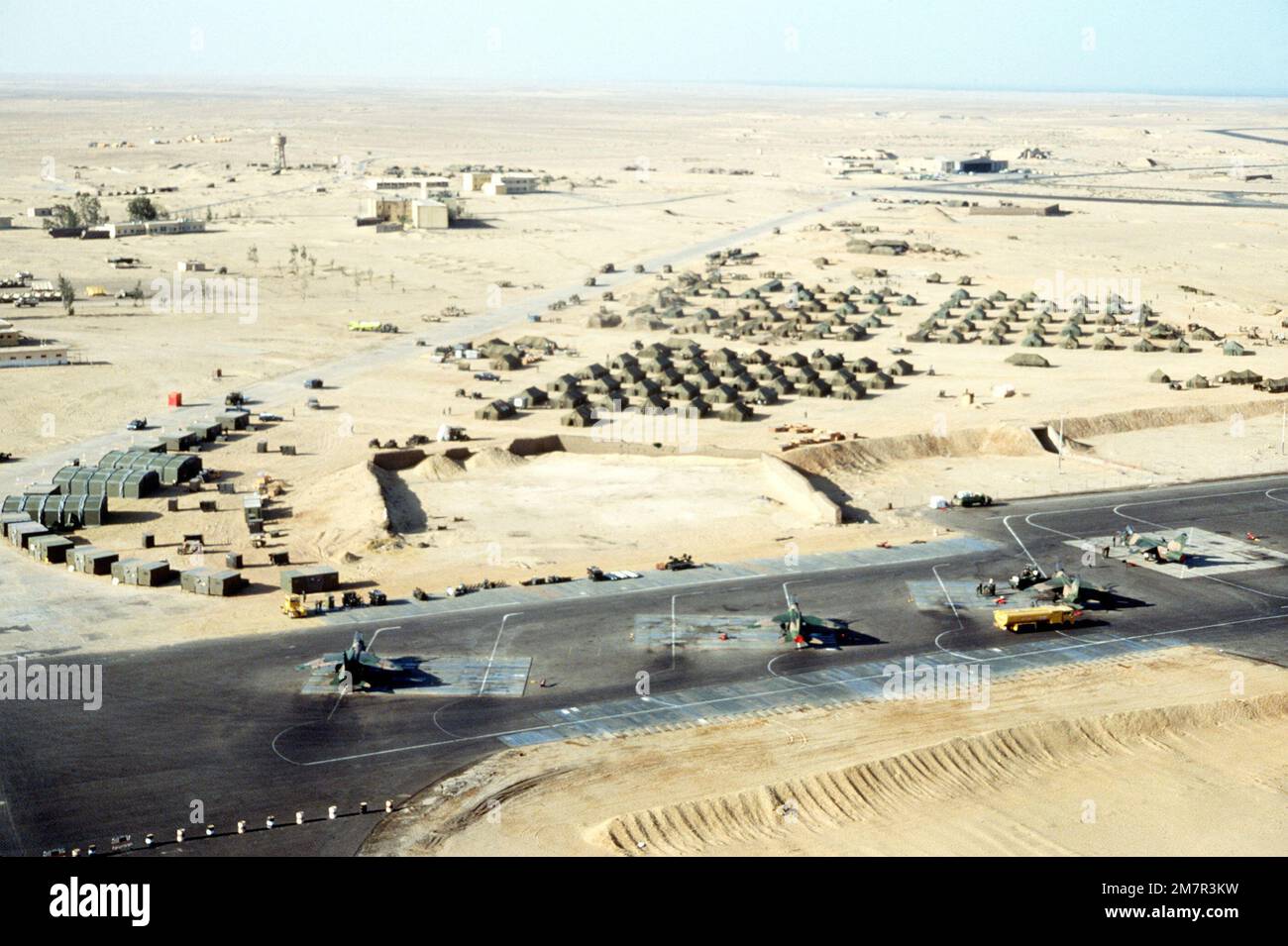 An aerial view of exercise BRIGHT STAR '80 facilities. Subject ...