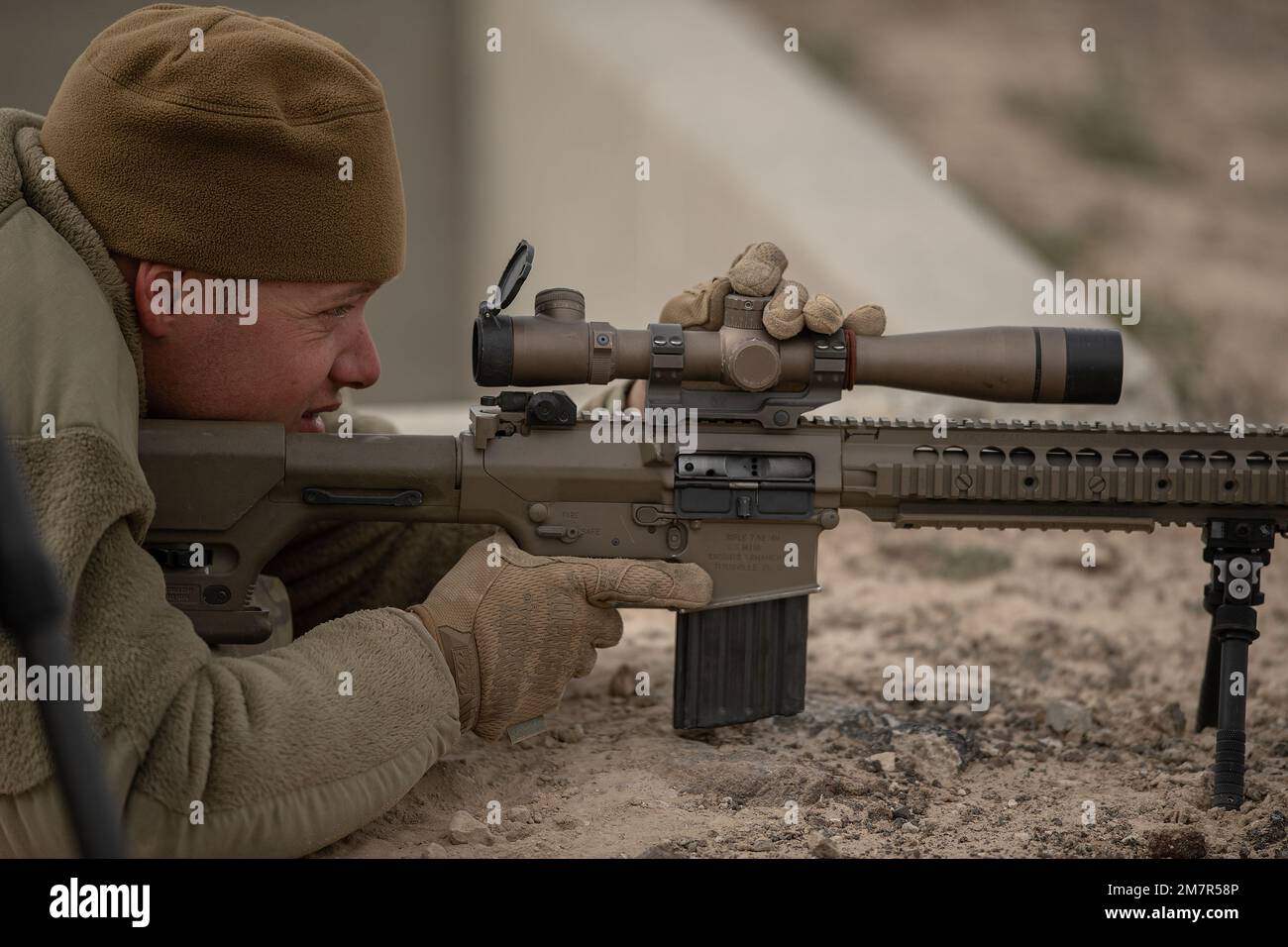 During firing exercises snipers frequently check target location and ...