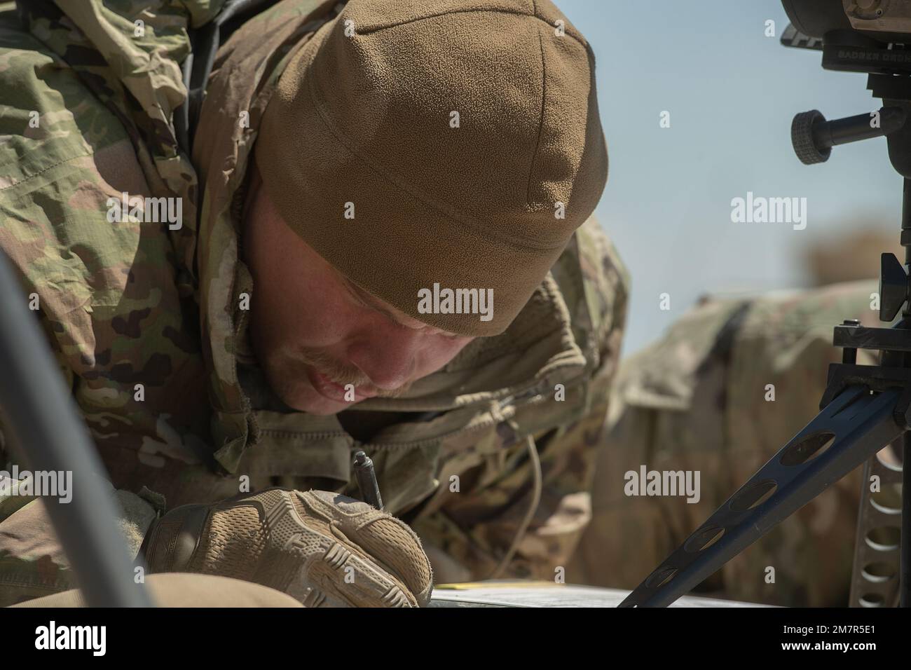 During firing exercises snipers frequently check target location and ...