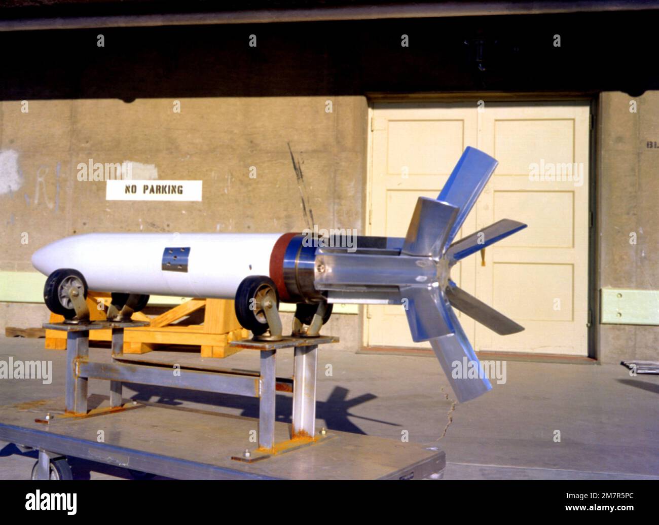 A Left Side View Of An Extended Range Guided Projectile Ergp On A