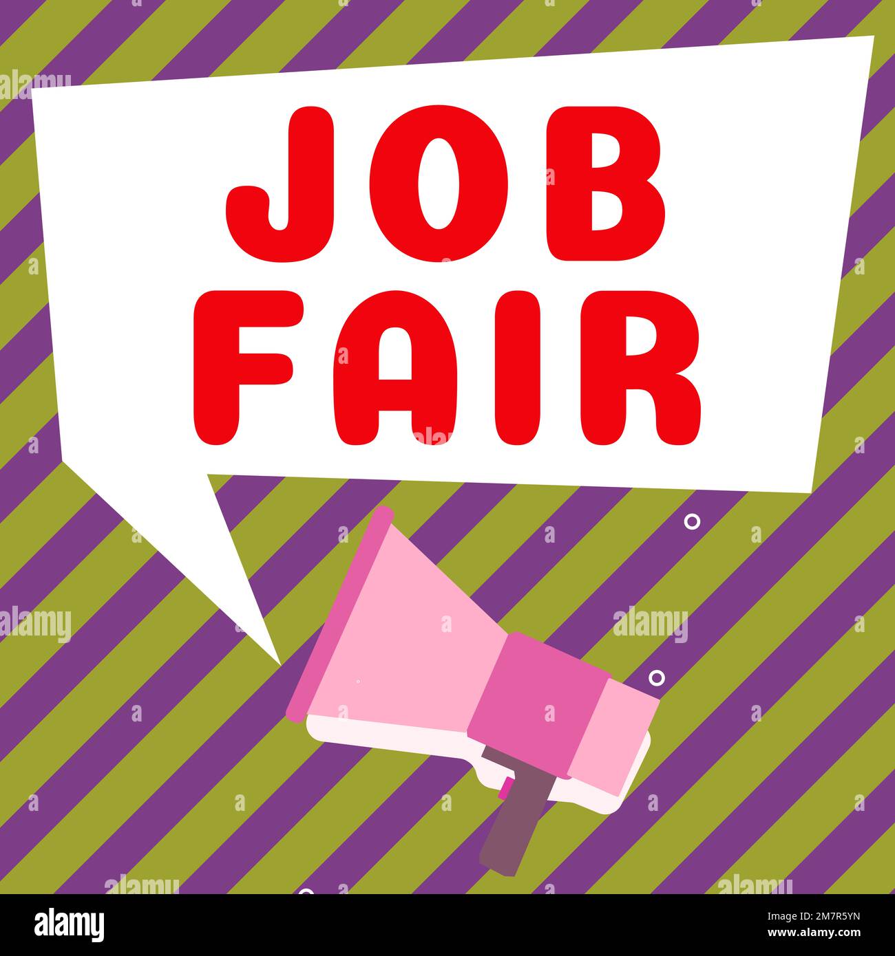 Text sign showing Job Fair. Internet Concept An event where a person ...