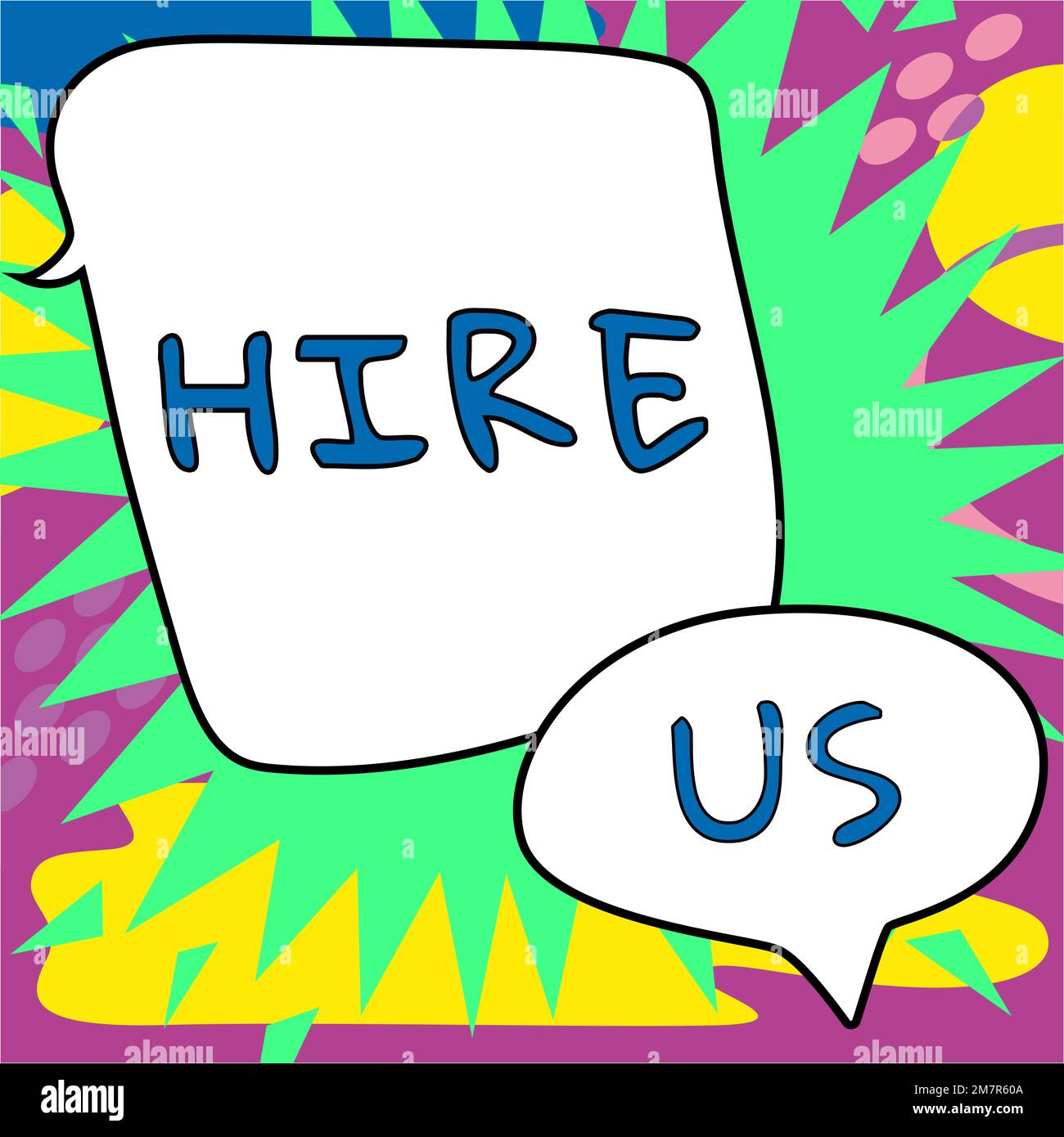 Hand writing sign Hire Us. Word Written on Used by human resources ...