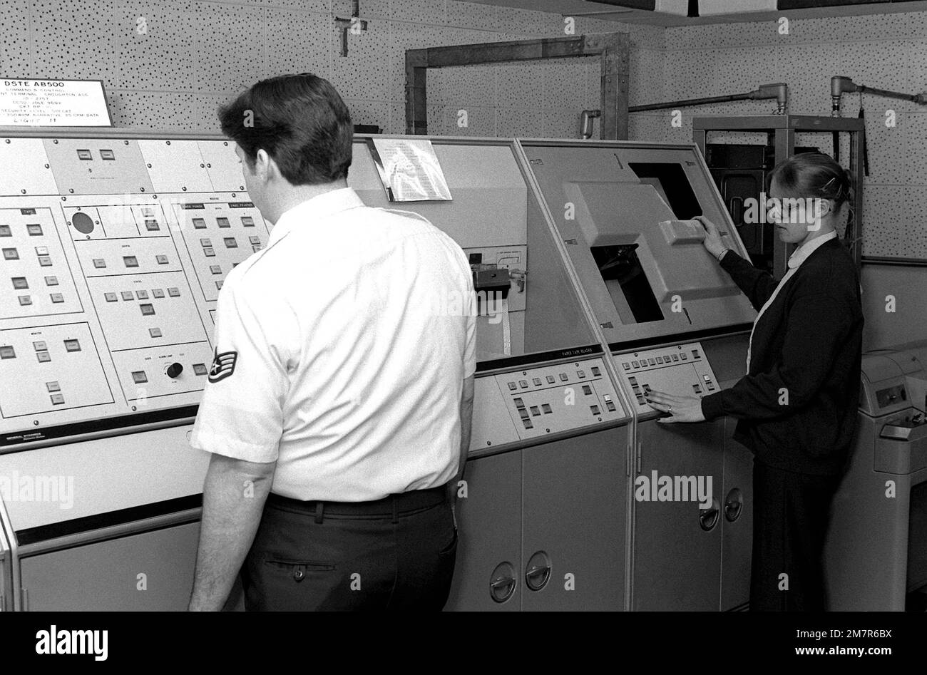 A staff sergeant and a senior airman, a husband and wife team, operate ...