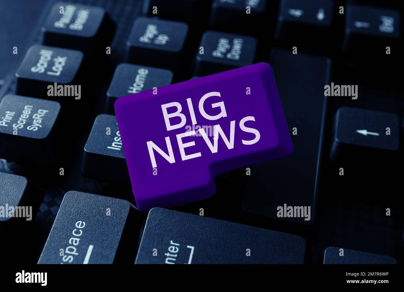 Conceptual caption Big News, Concept meaning knowing actions no one ...