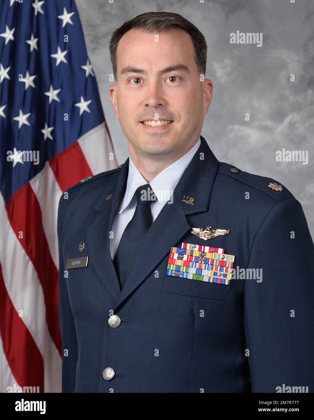 Official photo of Lt Col John Ohlund (U.S. Air Force photo Stock Photo ...