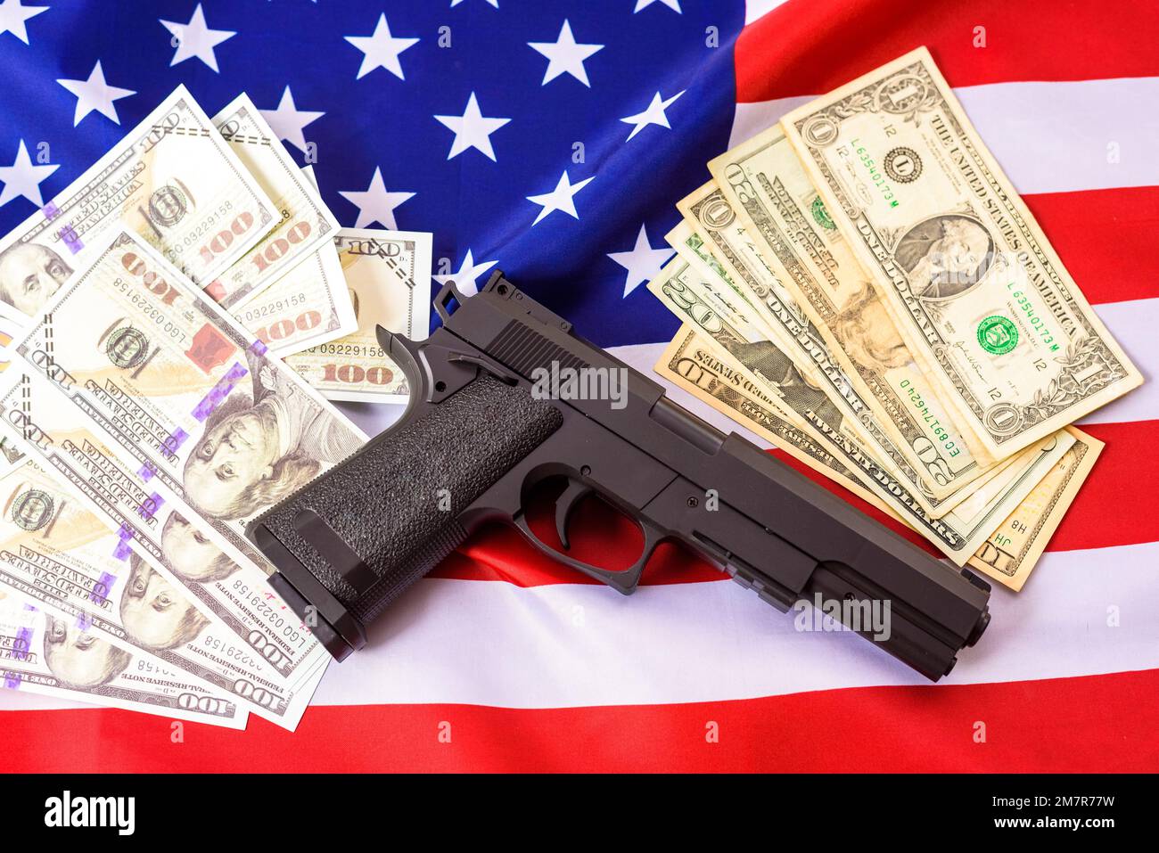 The arms and gun sales industry spends money on the patriotism of the ...