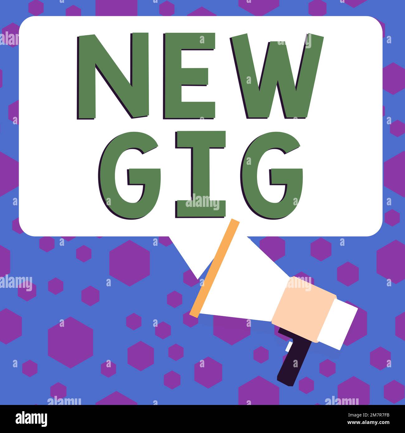 Conceptual display New Gig. Word Written on able to get regular work in ...