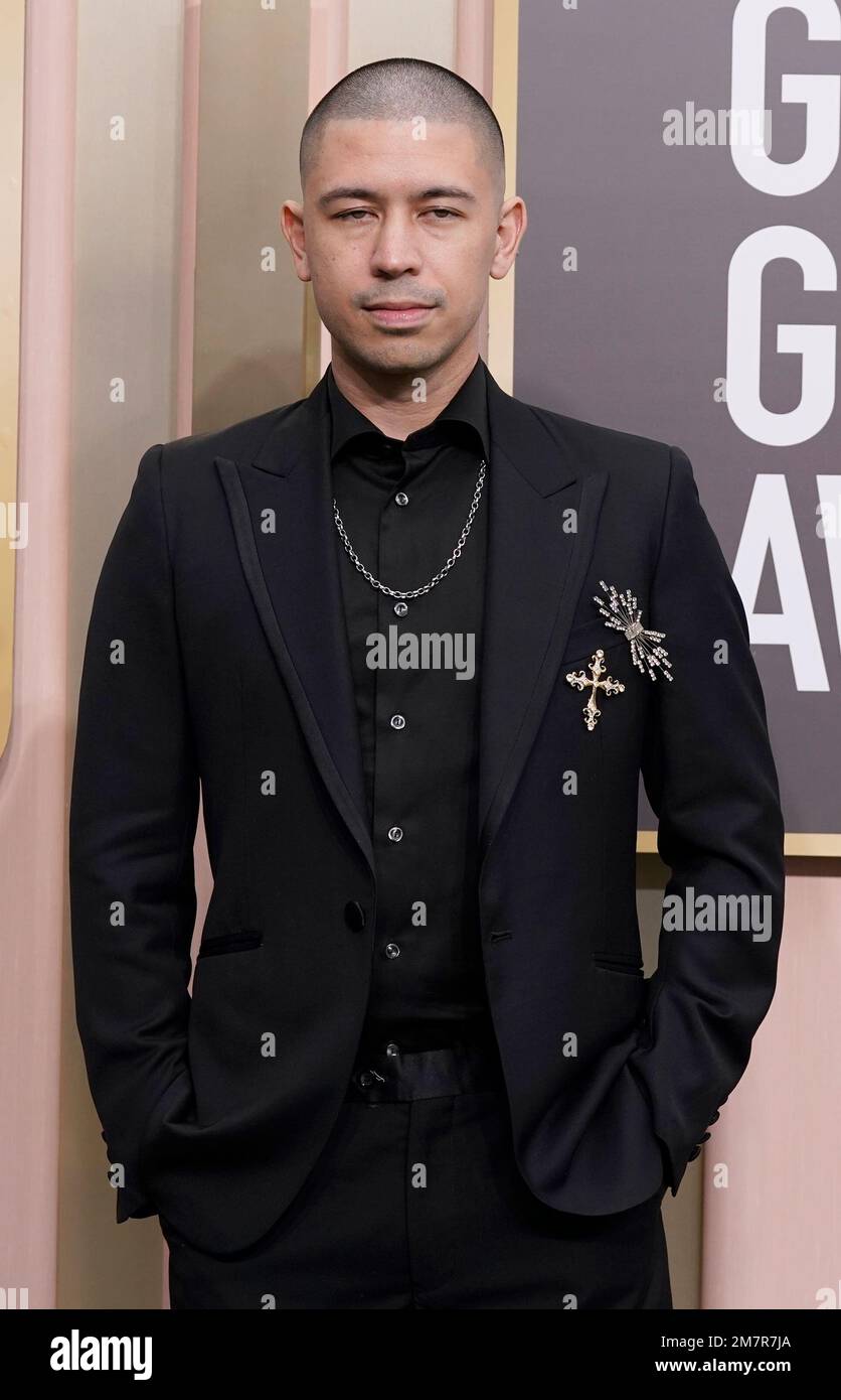 Noel Miller arrives at the 80th annual Golden Globe Awards at the ...