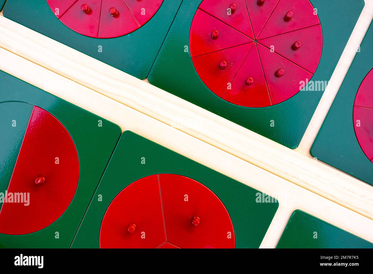 Montessori material for mathematical presentations, here I use ...