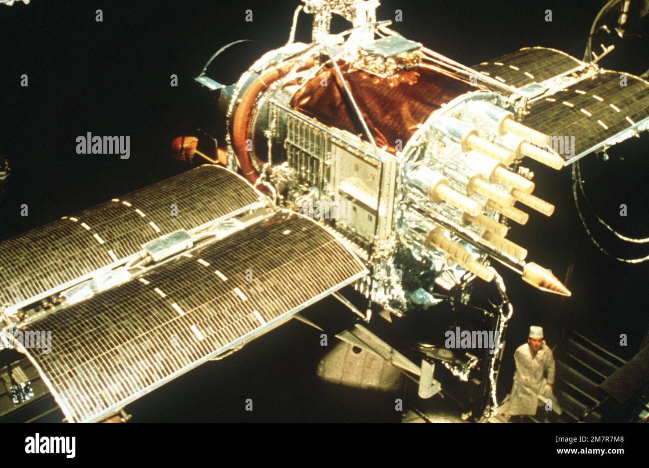 A view of the NAVSTAR global positioning satellite system, which ...