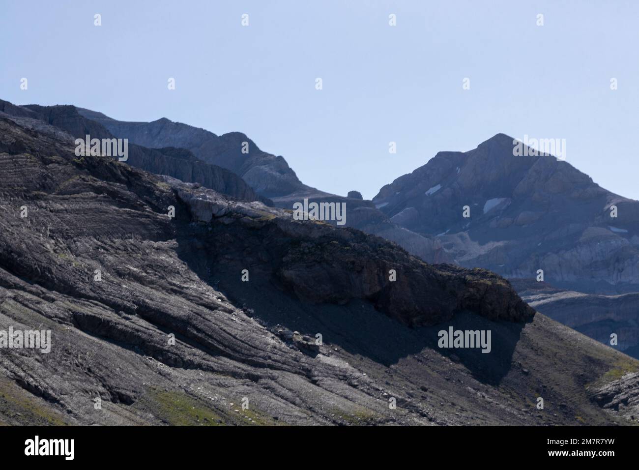National Spanish Park - Ordesa. View on Monte Perdido massif Stock ...