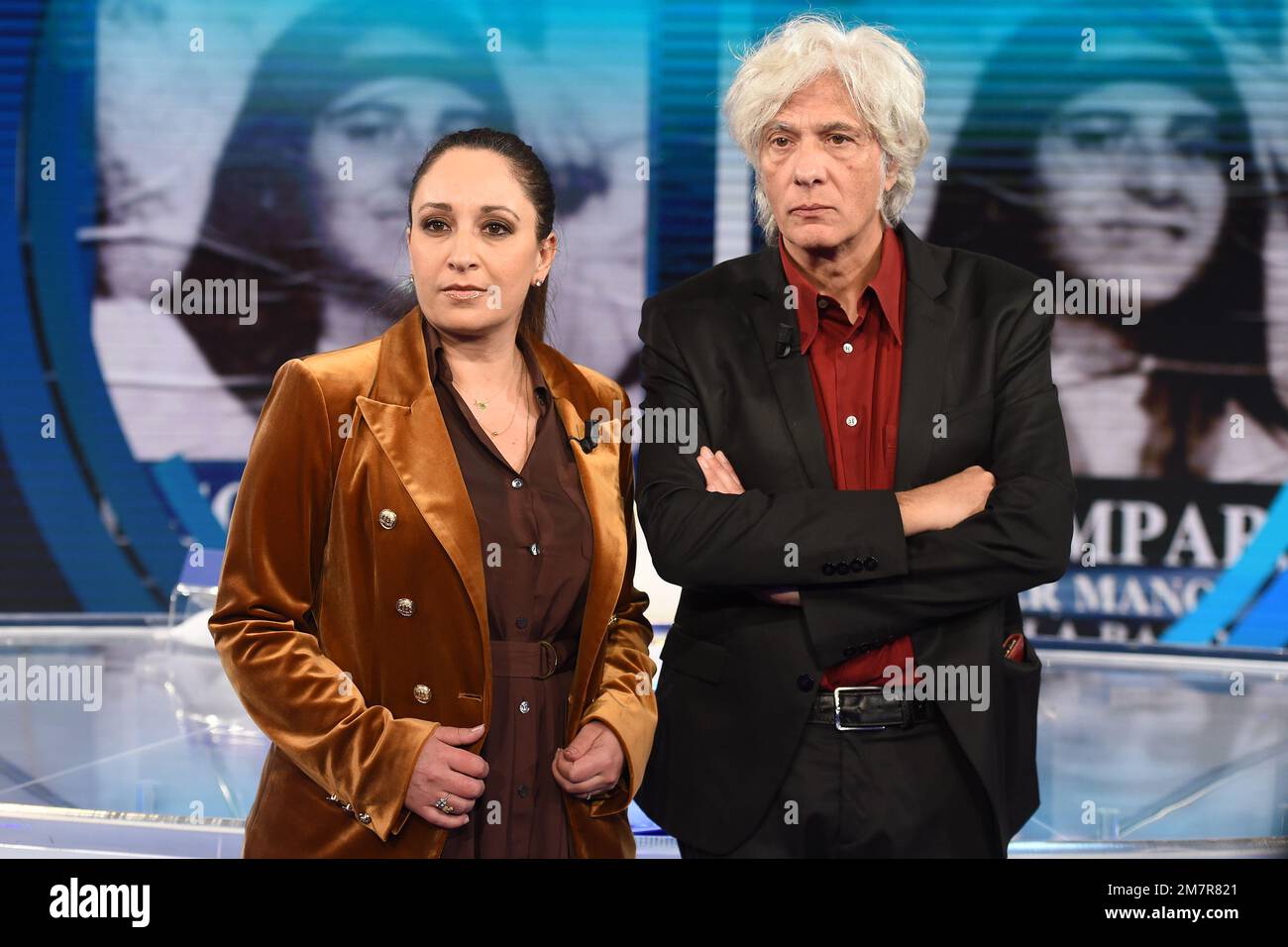 Rome, Lazio. 10th Jan, 2023. The lawyer Laura Sgro and Pietro Orlandi ...