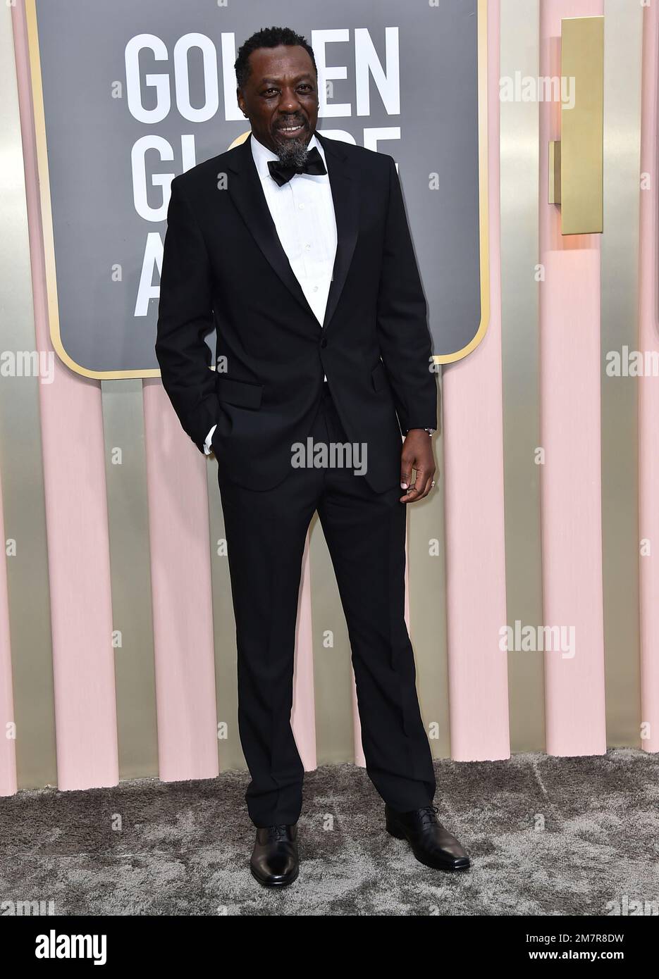 Edwin Lee Gibson arrives at the 80th annual Golden Globe Awards at the ...