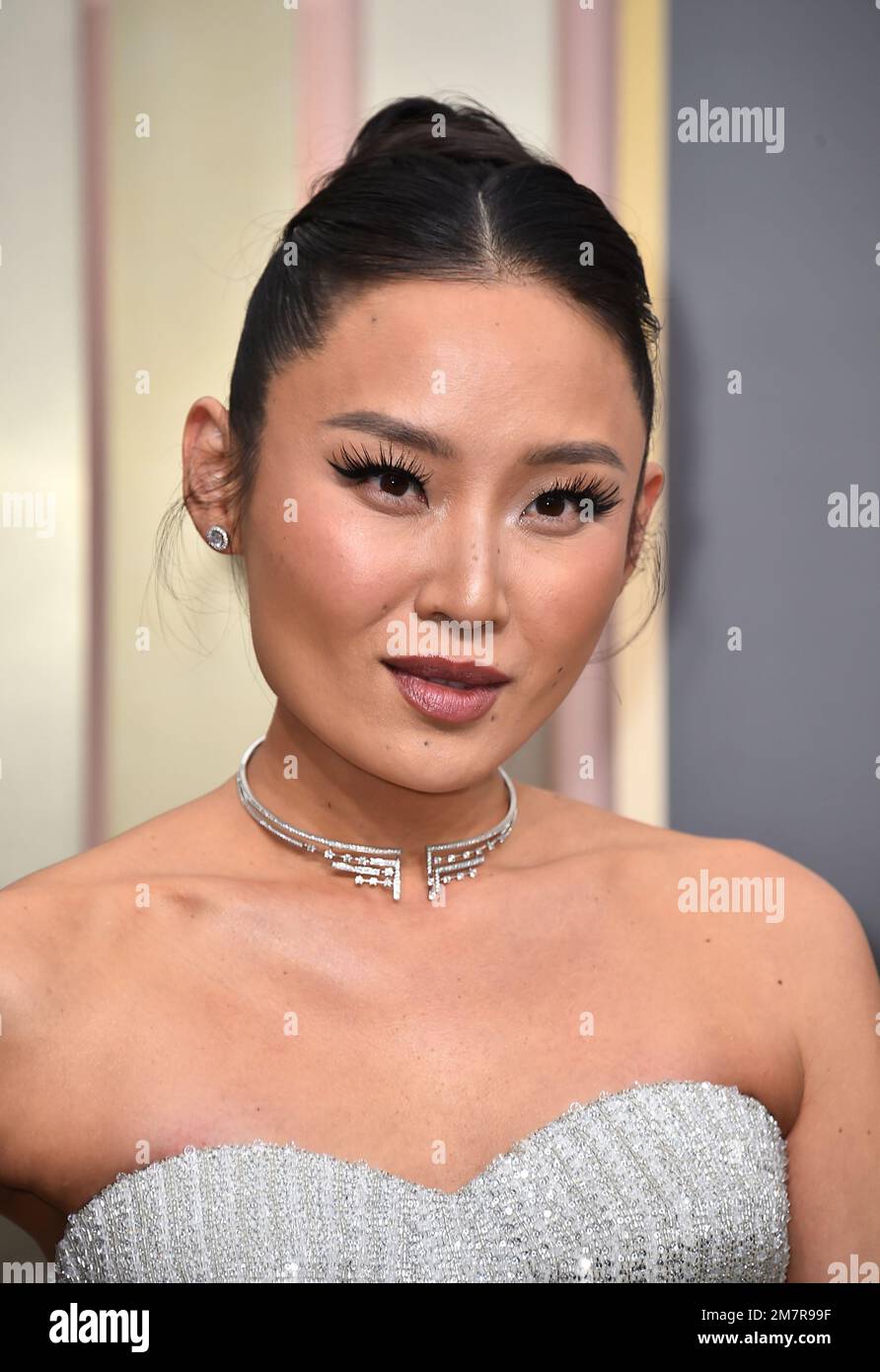 Li Jun Li arrives at the 80th annual Golden Globe Awards at the Beverly ...