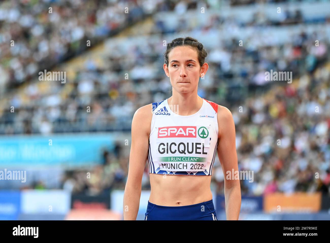 Solene Gicquel (France). High Jump women. European Championships Munich ...
