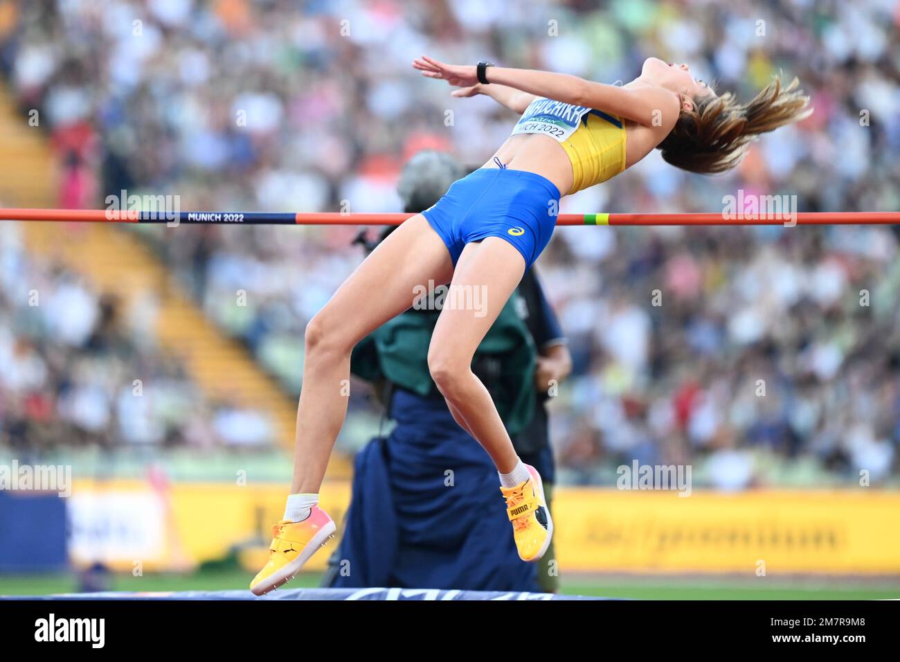 Yaroslava Mahuchikh (Ukraine). High Jump women. European Championships ...