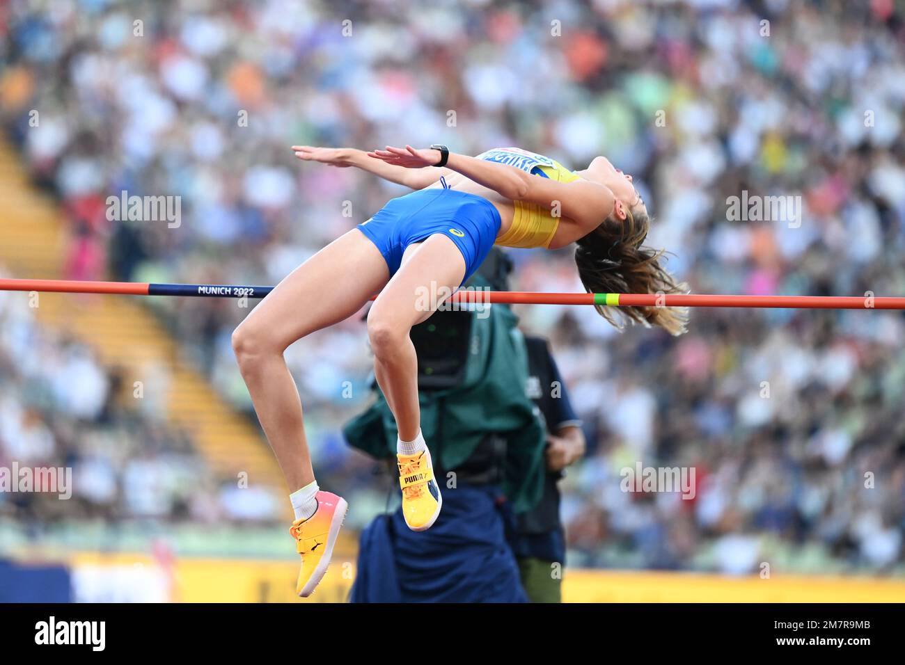 Yaroslava Mahuchikh (Ukraine). High Jump women. European Championships ...