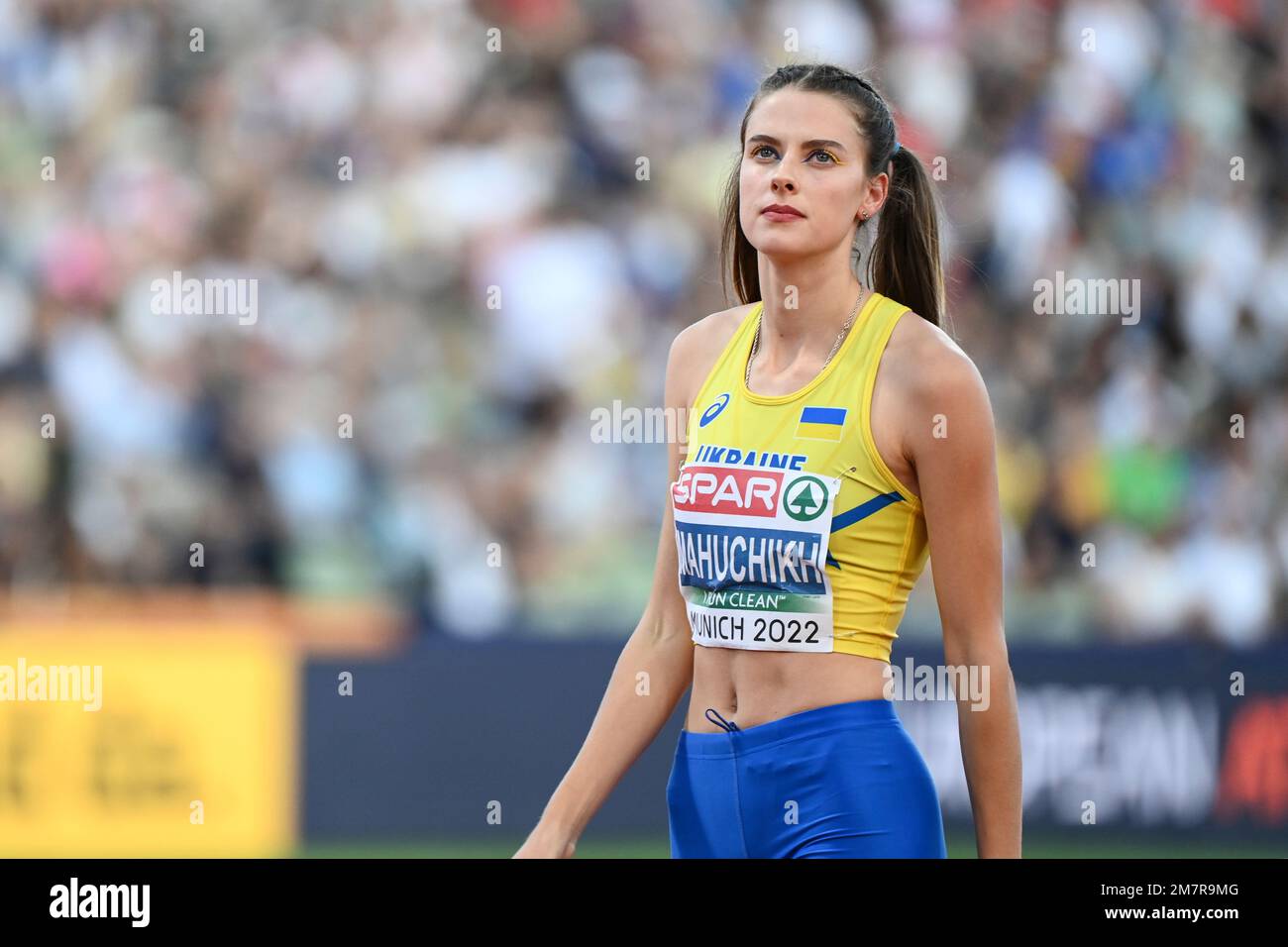 Yaroslava Mahuchikh (Ukraine). High Jump women. European Championships ...