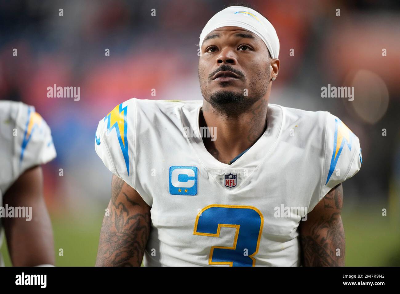 Los Angeles Chargers safety Derwin James Jr. (3) in an NFL football ...