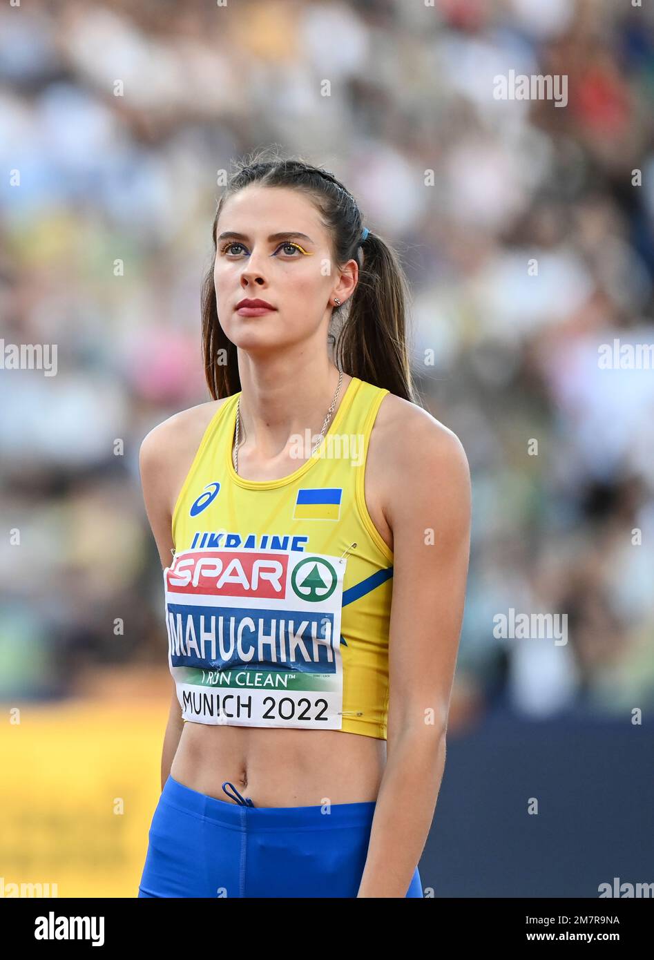 Yaroslava Mahuchikh (Ukraine). High Jump women. European Championships ...
