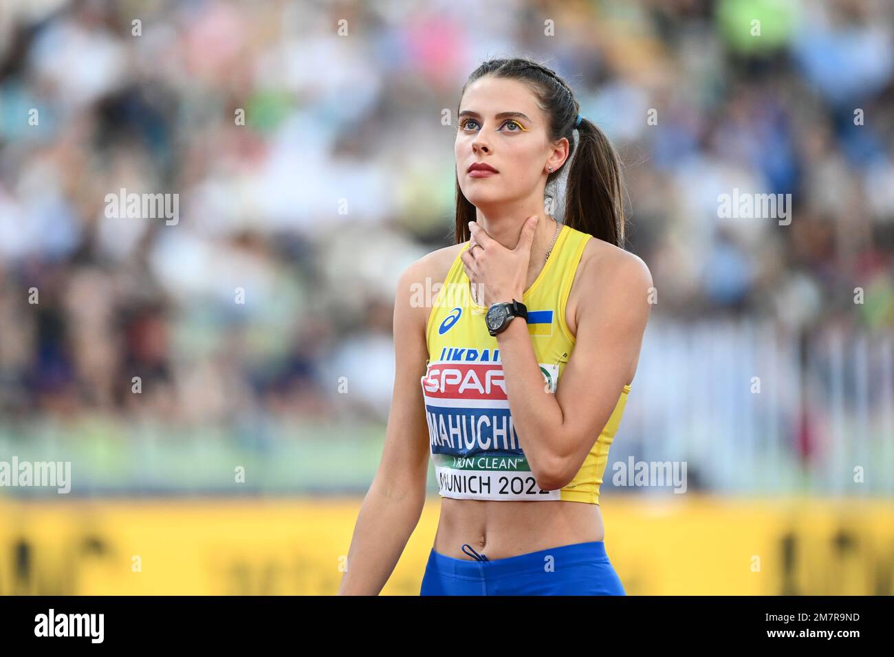 Yaroslava Mahuchikh (Ukraine). High Jump women. European Championships ...