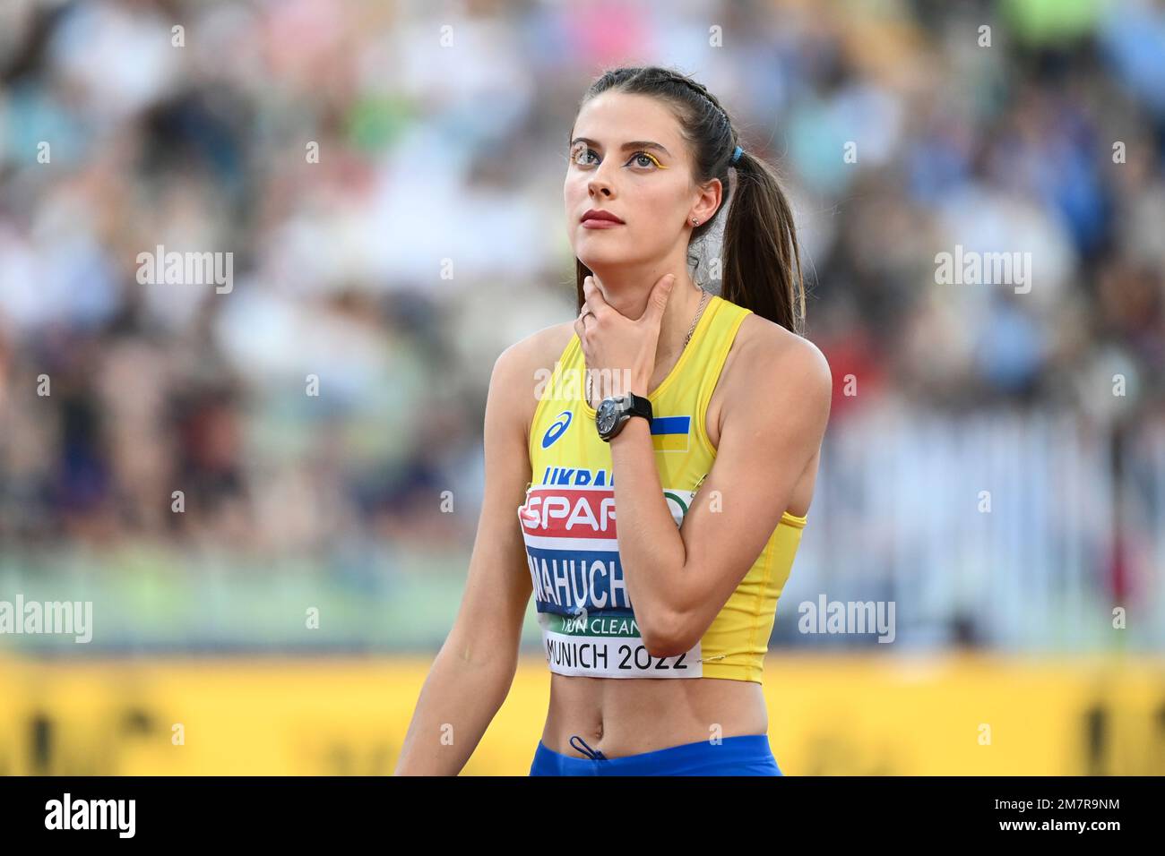 Yaroslava Mahuchikh (Ukraine). High Jump women. European Championships ...