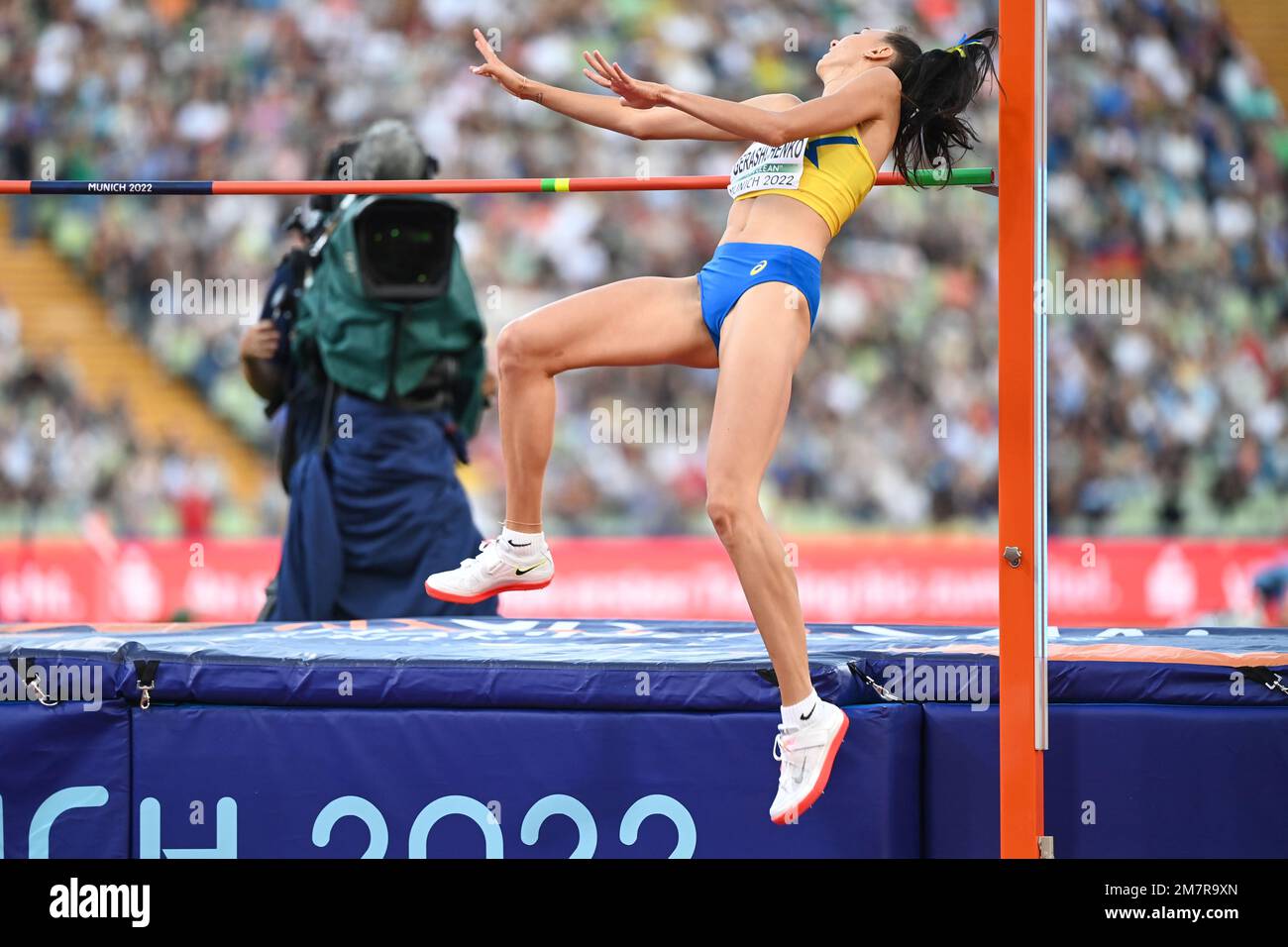 Iryna Herashchenko (Ukraine). High Jump women. European Championships ...
