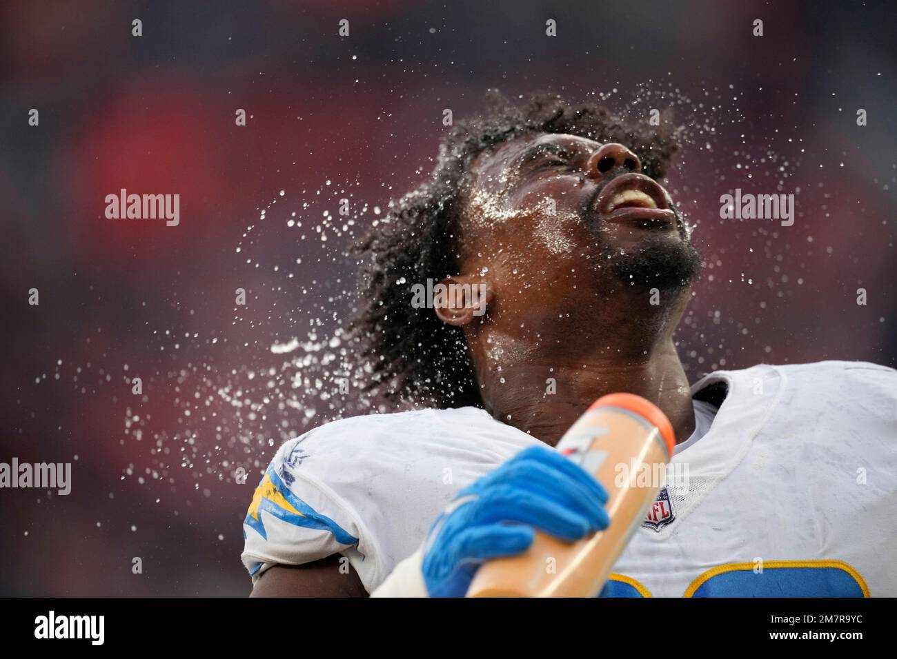 Los Angeles Chargers defensive tackle Sebastian Joseph-Day (69) in an ...
