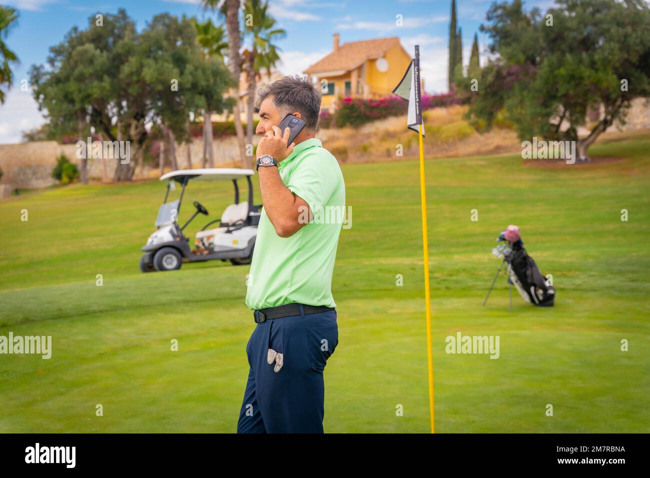 Golf attire man hi-res stock photography and images - Alamy