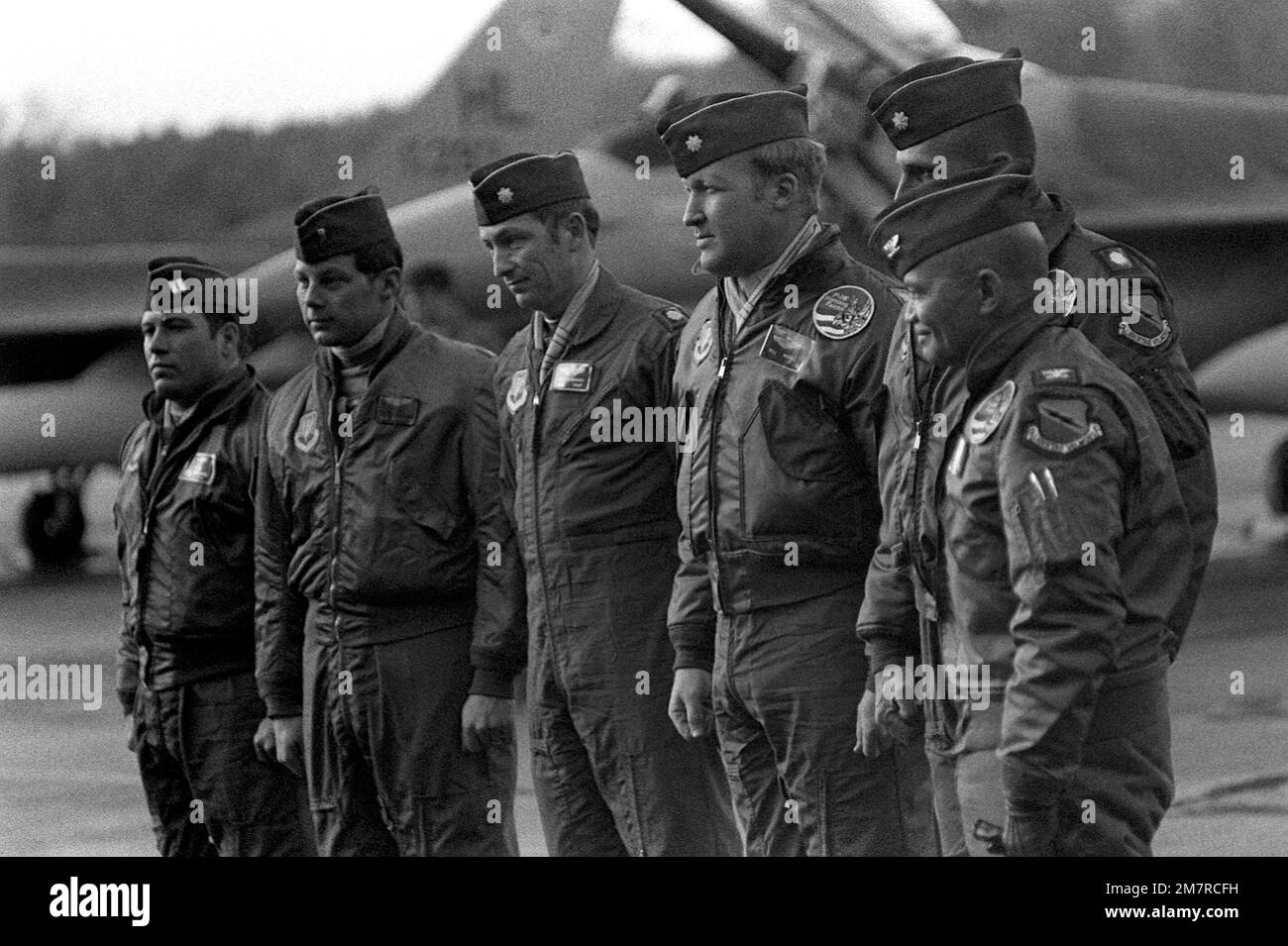 COL Jerald Gentry, commander, 388th Tactical Wing (far right), stands ...