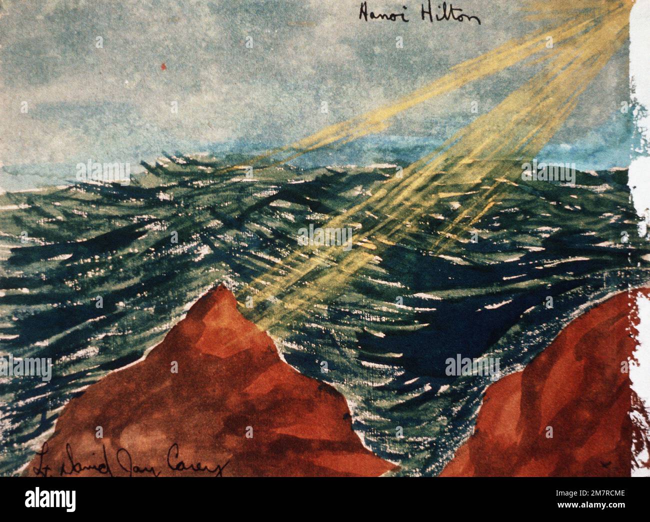 Artwork: Prisoners of War Art - Vietnam, "Hanoi Hilton" camp of ...