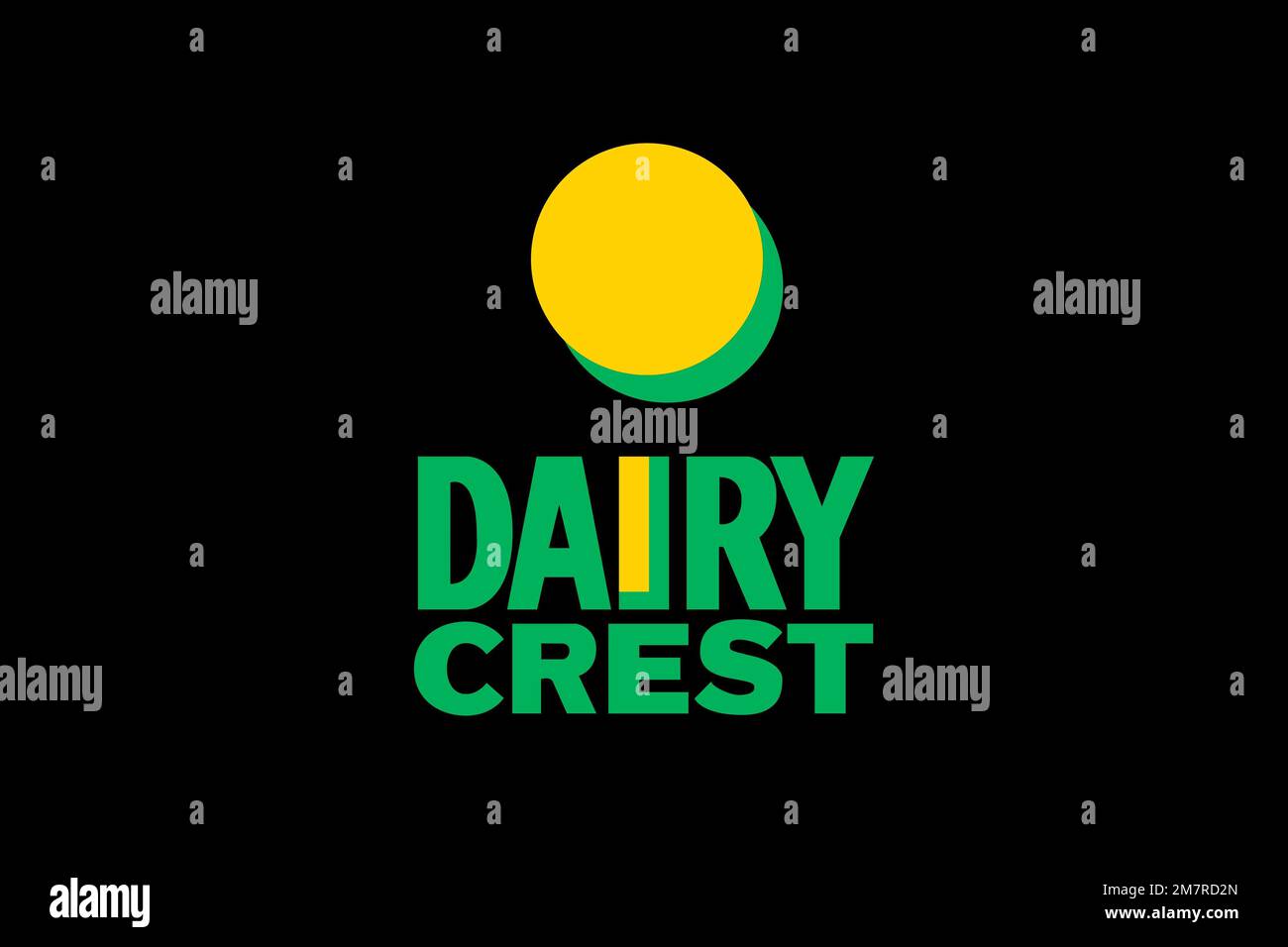 Dairy Crest, Logo, Black background Stock Photo - Alamy