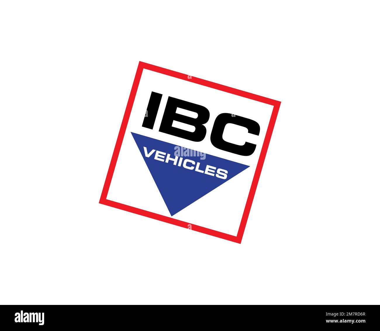 IBC Vehicles, rotated logo, white background B Stock Photo - Alamy