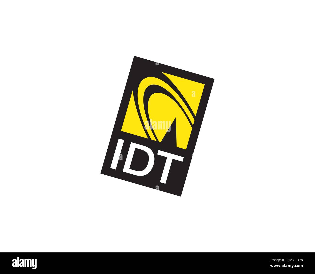 IDT Corporation, rotated logo, white background B Stock Photo - Alamy
