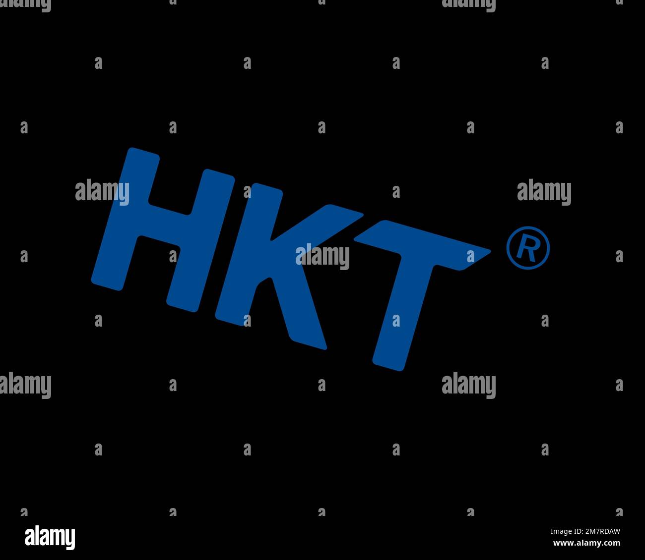 Hong Kong Telecom, rotated logo, black background B Stock Photo - Alamy