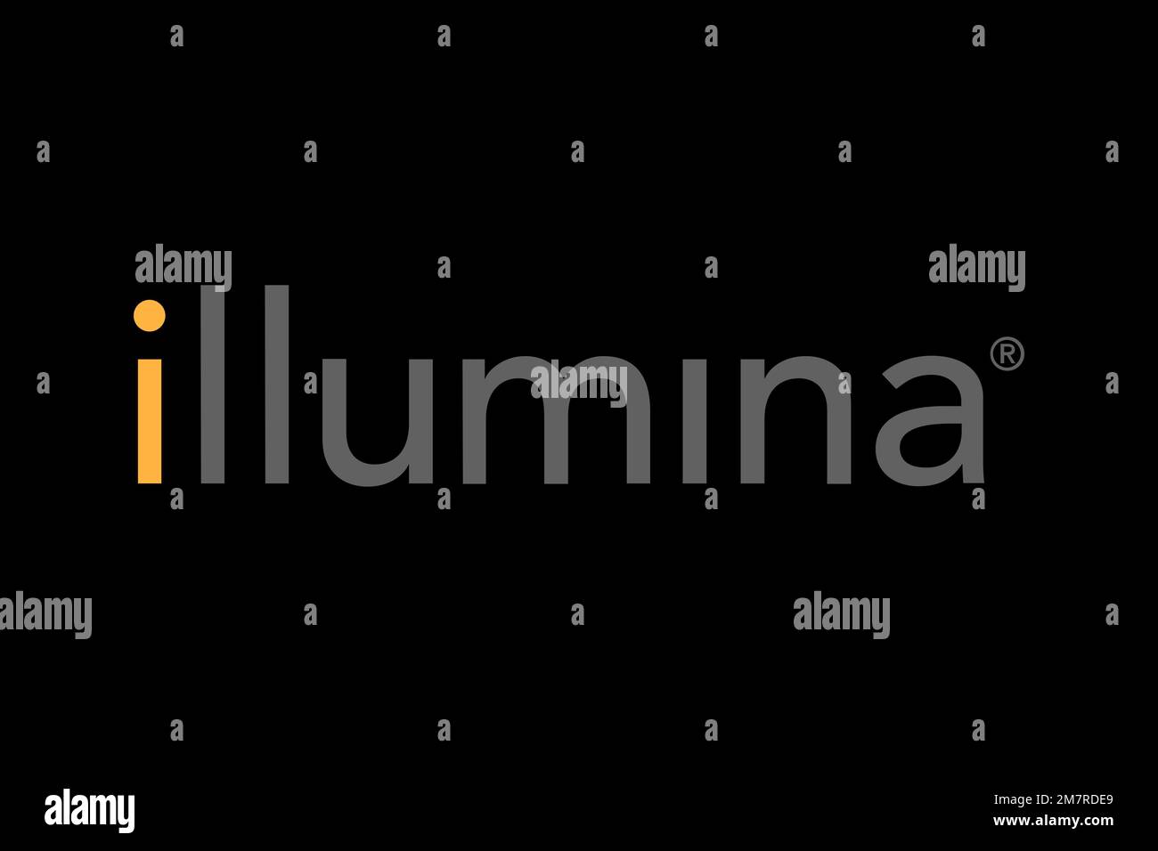 Illumina Inc. logo, black background Stock Photo - Alamy