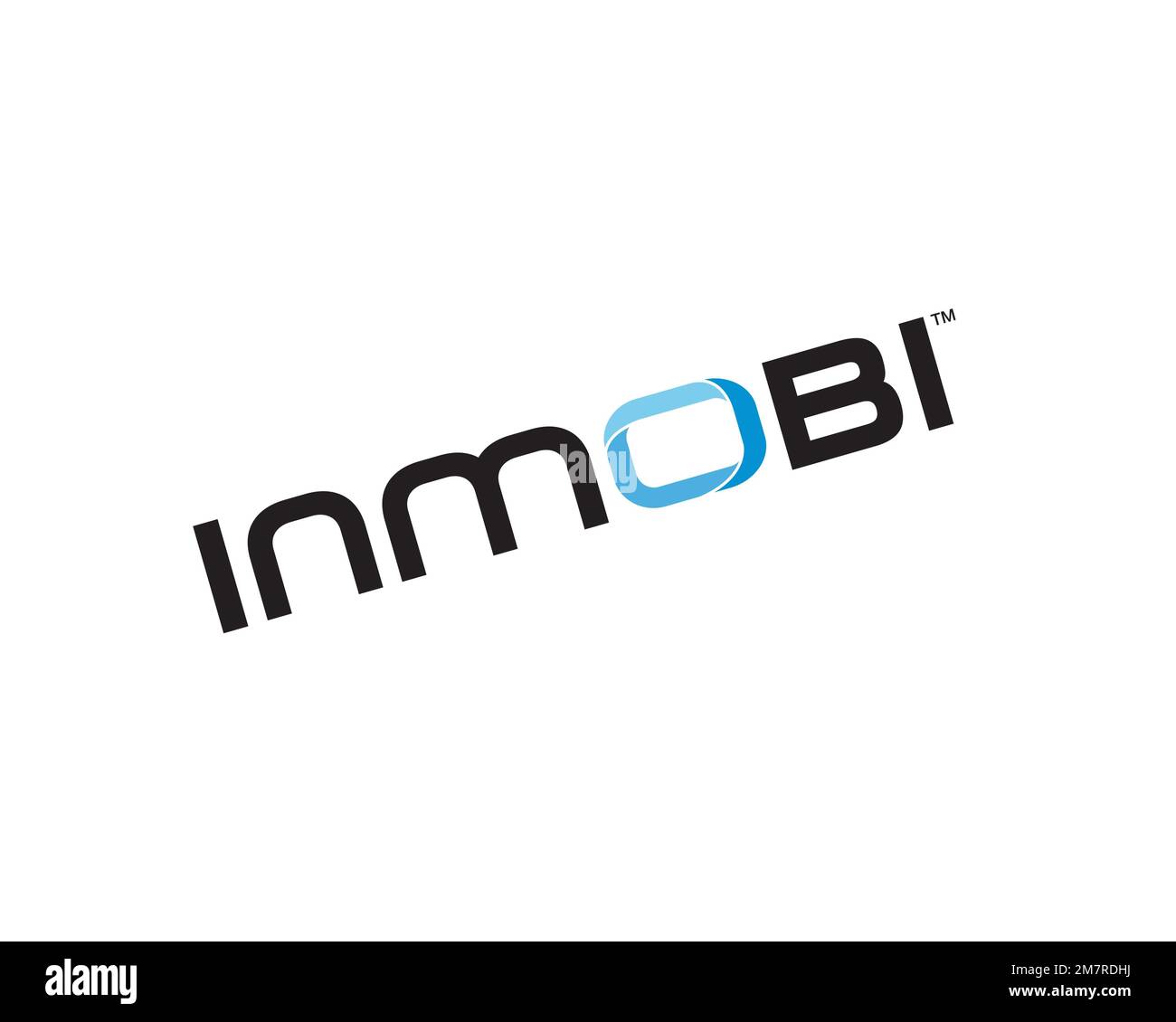 InMobi, rotated logo, white background Stock Photo - Alamy