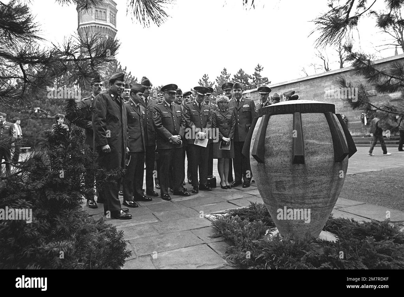 U.S. Air Force Europe outstanding airmen visit the Plotzensea Memorial ...